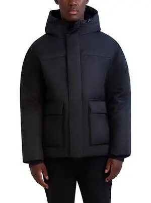Karl Lagerfeld Paris Heavy Weight Puffer Jacket - Black