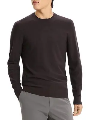 Theory Riland Crewneck Sweater - Brownwood