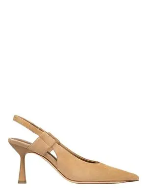 DONALD PLINER Ellie May Slingback Pumps Camel