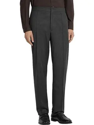 ZEGNA 15milmil15 Wool, Silk & Cashmere Pants
