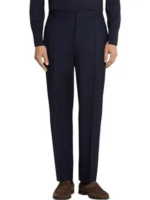 Zegna 15milmil15 Wool, Silk & Cashmere Pants - Navy Blue