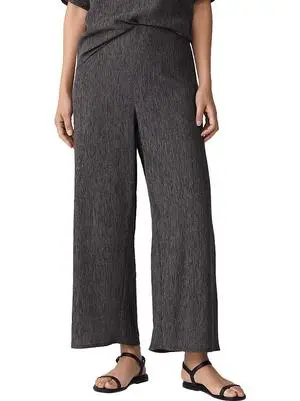 Eileen Fisher High-waist Ankle Pants - Rye