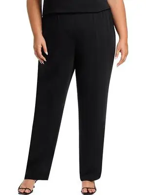 Caroline Rose Straight Leg Pants - Black