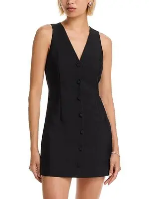French Connection Sleeveless Mini Dress - Black