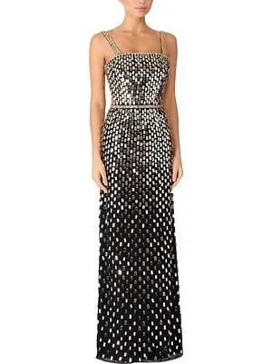 Jenny Packham Juliette Maxi Dress - Liquorice