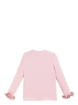 TULLEEN Structured Button-Up Shirt Pink