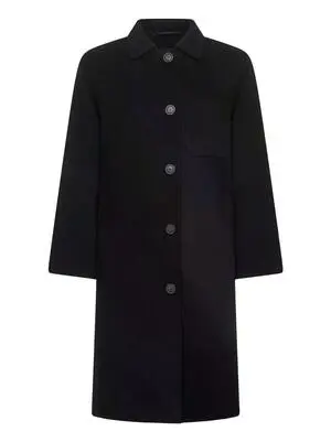 Max Mara Single-breasted Coat - Black
