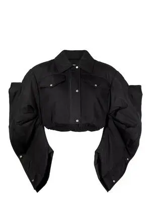 BESFXXK Cropped Padded Jacket - Black