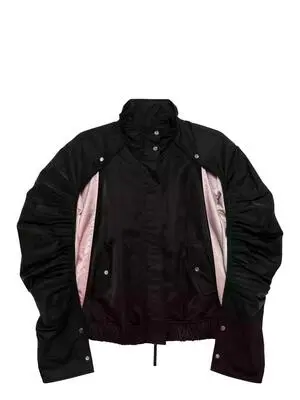 BESFXXK Cut-Out Bomber Jacket