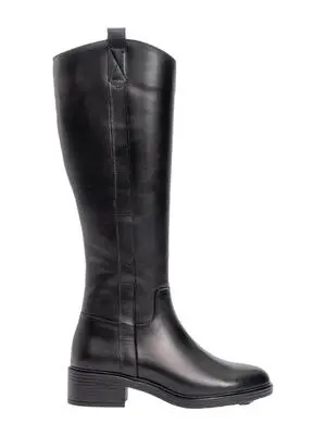 FOREVER & ALWAYS SHOES Acro Nappa Leather Boots Black Leather
