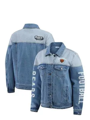 WEAR BY ERIN ANDREWS Chicago Bears Jacket - Denim