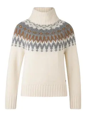Bogner BOGNER Ingrid Norwegian Pullover Cream/grey/hazel