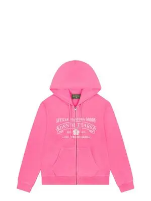 DENIM TEARS Adg Zip Hoodie - Pink