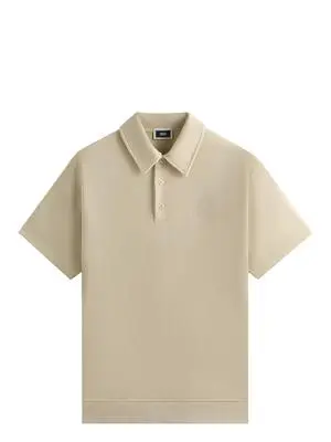 Kith Crystal Wash Interlock Graham Polo - Tan
