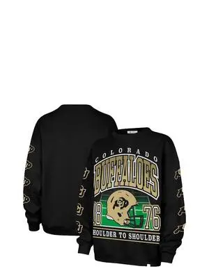 '47 Colorado Buffaloes Oversized Pullover Sweatshirt - Black