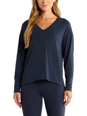 Zella Long Sleeve T-shirt - Navy Sapphire