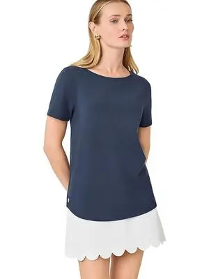 LILLY PULITZER Key West Top Low Tide Navy