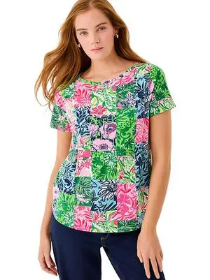 LILLY PULITZER Key West Top Multi Party Punch Patch