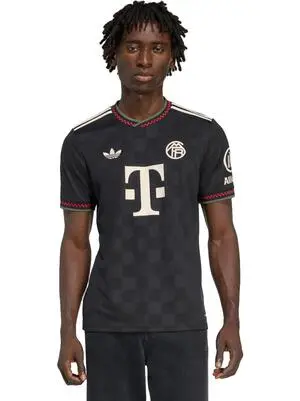 Adidas Fc Bayern 25/26 Third Jersey - Black / Halo Ivory