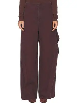 Alaïa ALAÏA Cargo Pant Aubergine