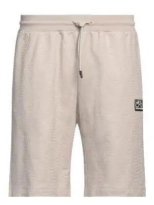 EA7 Athletic French Terry Shorts Beige