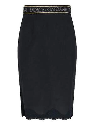 Dolce & Gabbana Dolce & Gabbana Midi Skirt Black