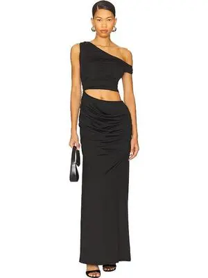 SNDYS. SNDYS Rikke Jersey Maxi Dress Black