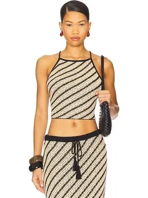 L*Space La Bianca Top - Tip The Scales Stripe