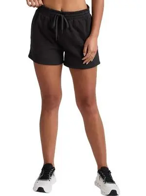 Beyond Yoga Luxe Fleece Sweat Shorts - Black