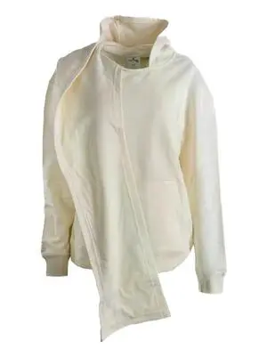COURREGES Draped Hoodie - White
