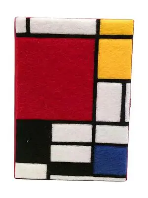 OLYMPIA LE-TAN Mondrian Clutch Bag Red