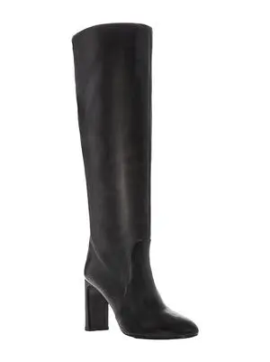 STUART WEITZMAN Babette Tubo 85 Boots Black Leather