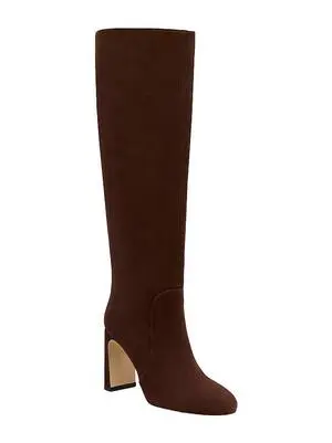 STUART WEITZMAN Babette Tubo 85 Boots Walnut Suede