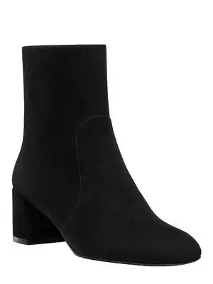 STUART WEITZMAN Maeve Zip Booties - Black