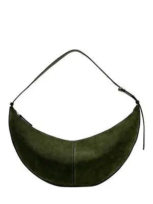 Proenza Schouler Soft Suede Hobo Slide Bag - Olive