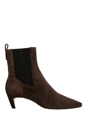 REFORMATION Roberta Ankle Boots - Boss Suede