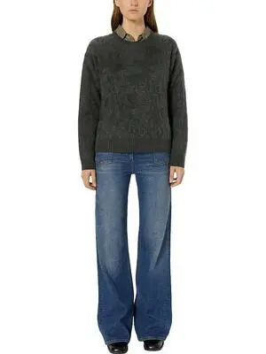 Gerard Darel Elina Cashmere Sweater - Khaki Green
