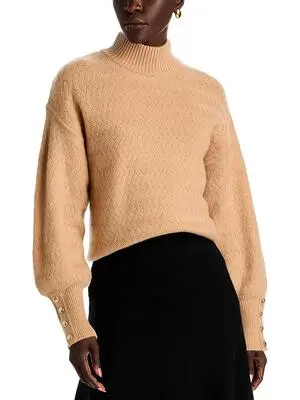 ELIE TAHARI The Trisha Cashmere Turtleneck Sweater