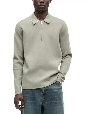 SAMSØE SAMSØE Guna Half Zip Sweater - Seagrass