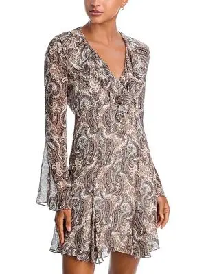 Veronica Beard Adrienne Silk Dress - Dove Multi