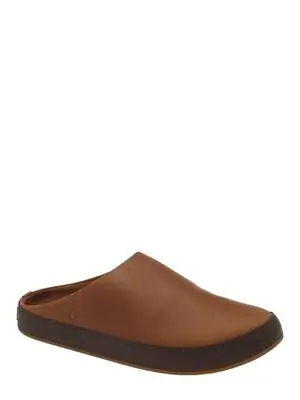 Olukai Ku'u Leather Mule Toffee/dark Java