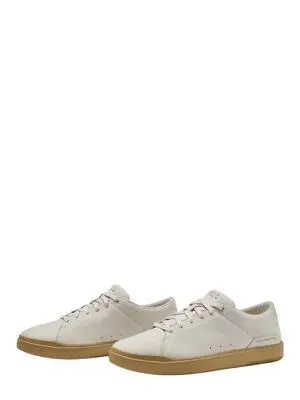 Travis Mathew The Modern Cup Leather Sneakers - Moonbeam