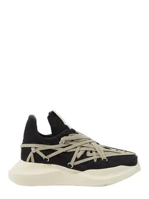 Rick Owens Megalace Sneakers - Black
