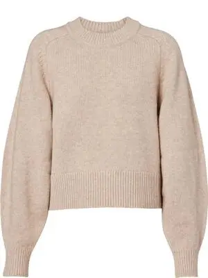Isabel Marant Leandra Wool And Cashmere Sweater - Beige