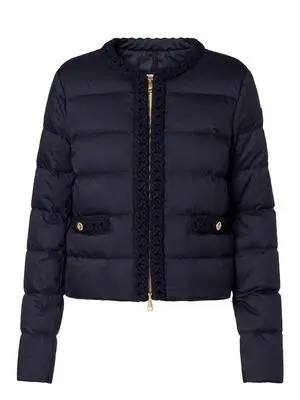 Moncler Quilted Down Jacket - Blue