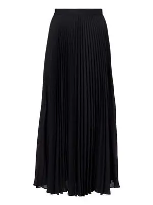 Wardrobe.NYC Georgette Maxi Skirt - Black