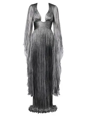 MARIA LUCIA HOHAN Catia Silk Gown - Silver
