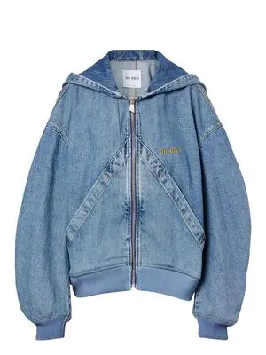 Attico Denim Blouson - Blue
