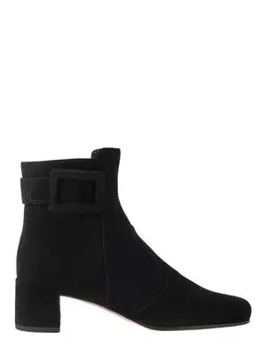 ROGER VIVIER Très Vivier Polly 45 Buckled Ankle Boots - Black