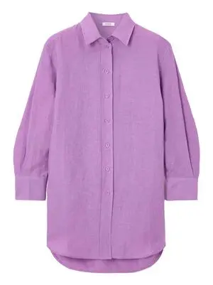 ERES L'intemporel Mignonette Linen Shirt - Purple